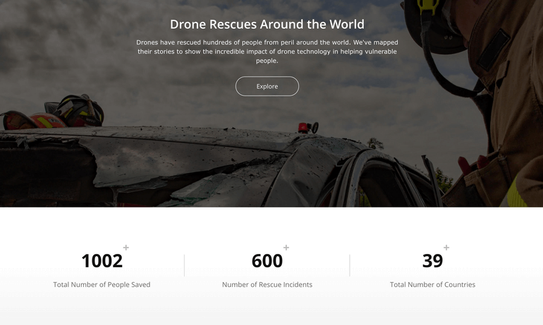 DJI Records More Than 1,000 People Rescued By Drones Globally - DJI