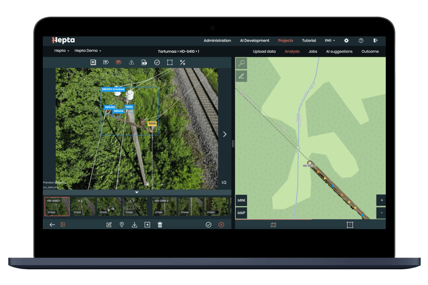 Smart Power Line Inspection Suite - Ecosystem Solution Catalogue - DJI Enterprise